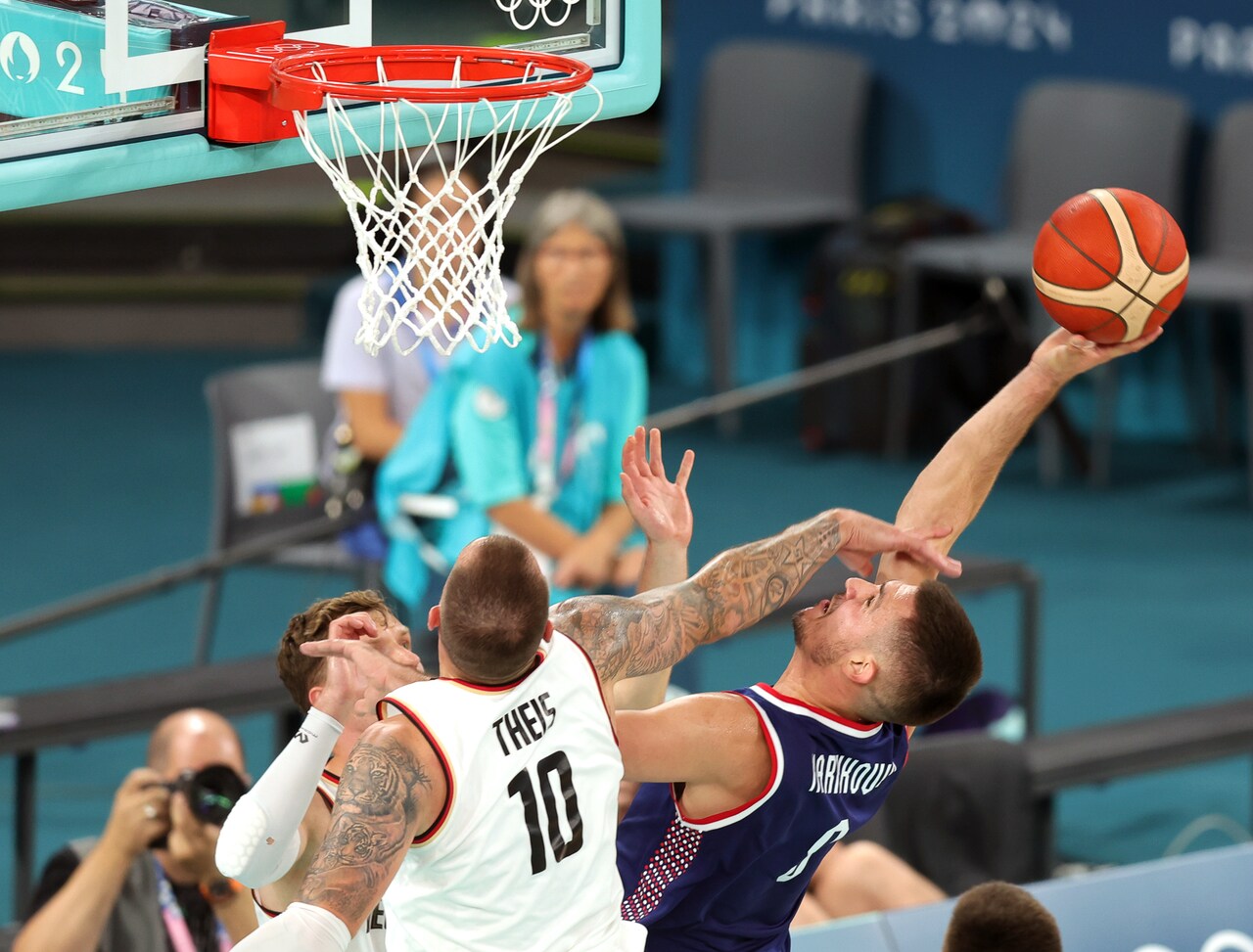 Pelicans in Paris: Daniel Theis, Germany lose to Serbia in Olympic ...