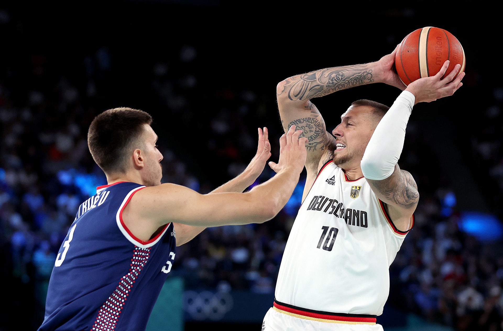 Photos: Daniel Theis, Germany fall short of bronze with loss to Serbia ...