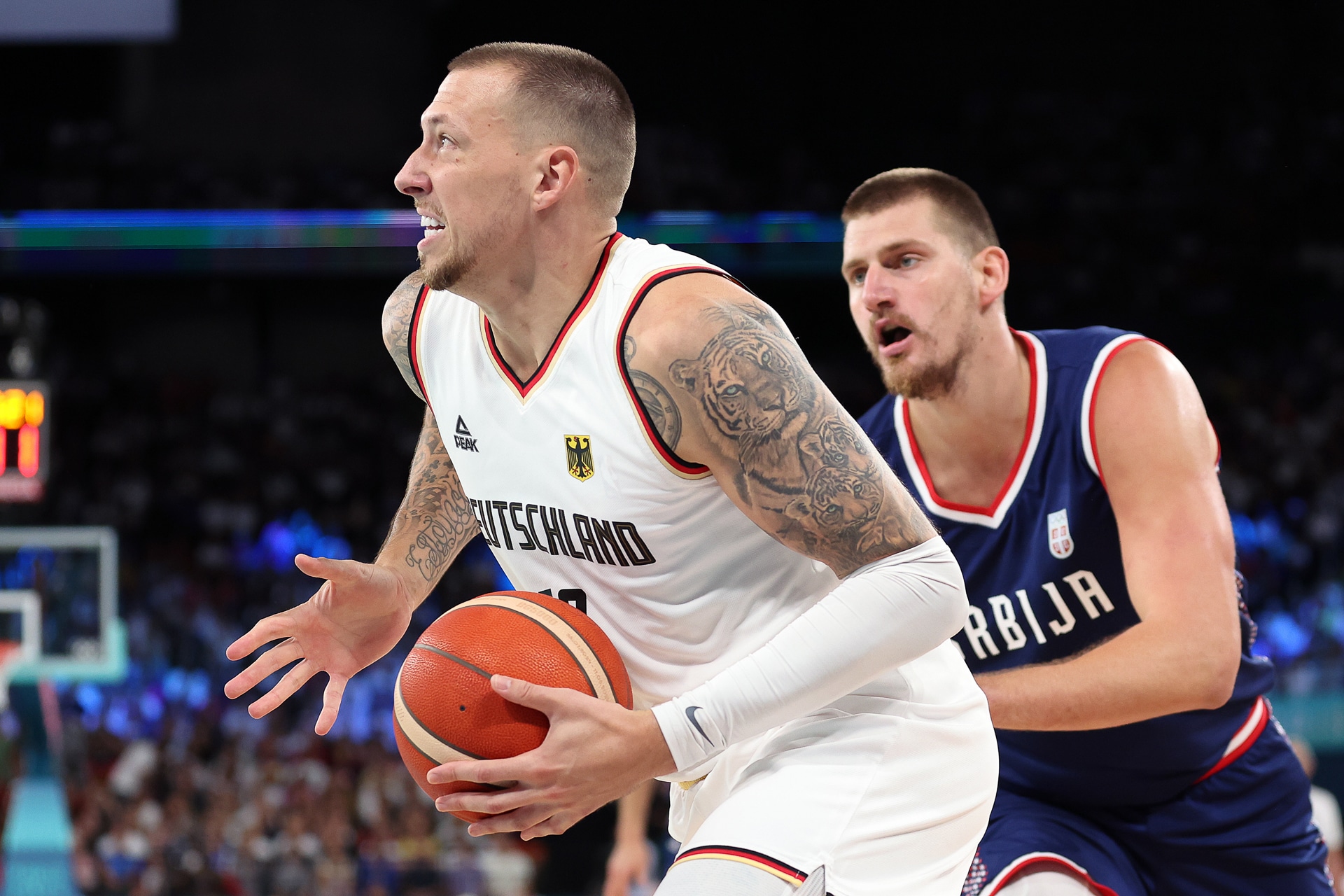 Pelicans in Paris: Daniel Theis, Germany lose to Serbia in Olympic ...