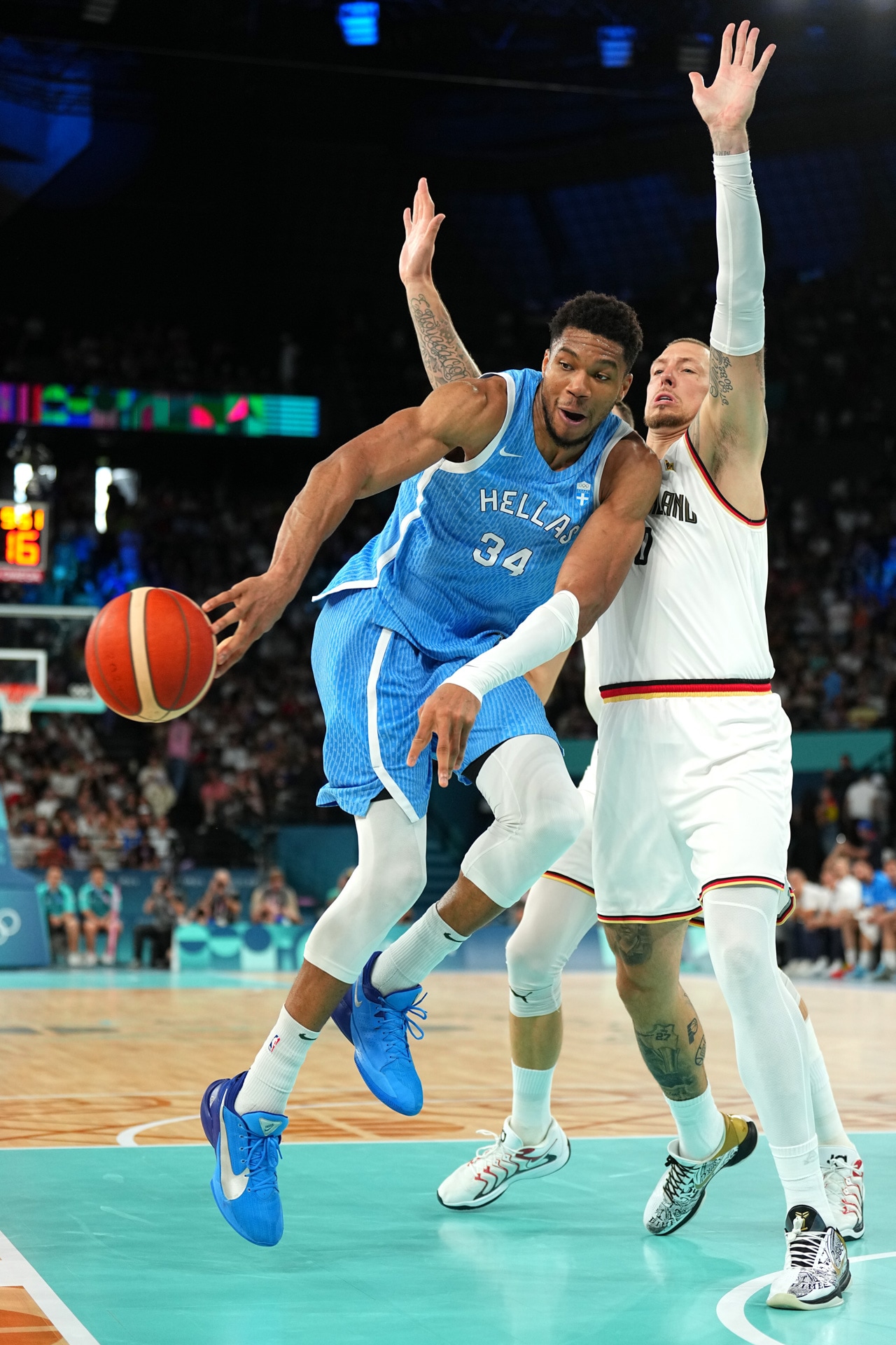 Pelicans in Paris: Daniel Theis, Germany advance past Greece in 2024 ...