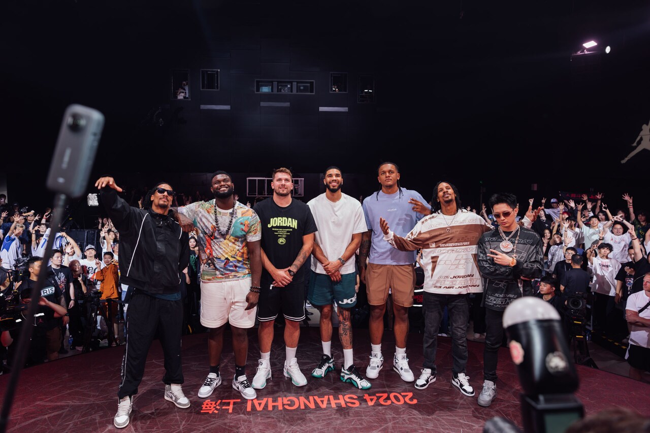Photos: Zion Williamson tours China with Jordan Brand athletes Jayson ...