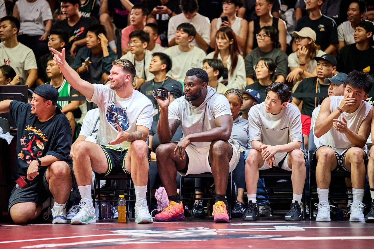 Photos: Zion Williamson tours China with Jordan Brand athletes Jayson ...