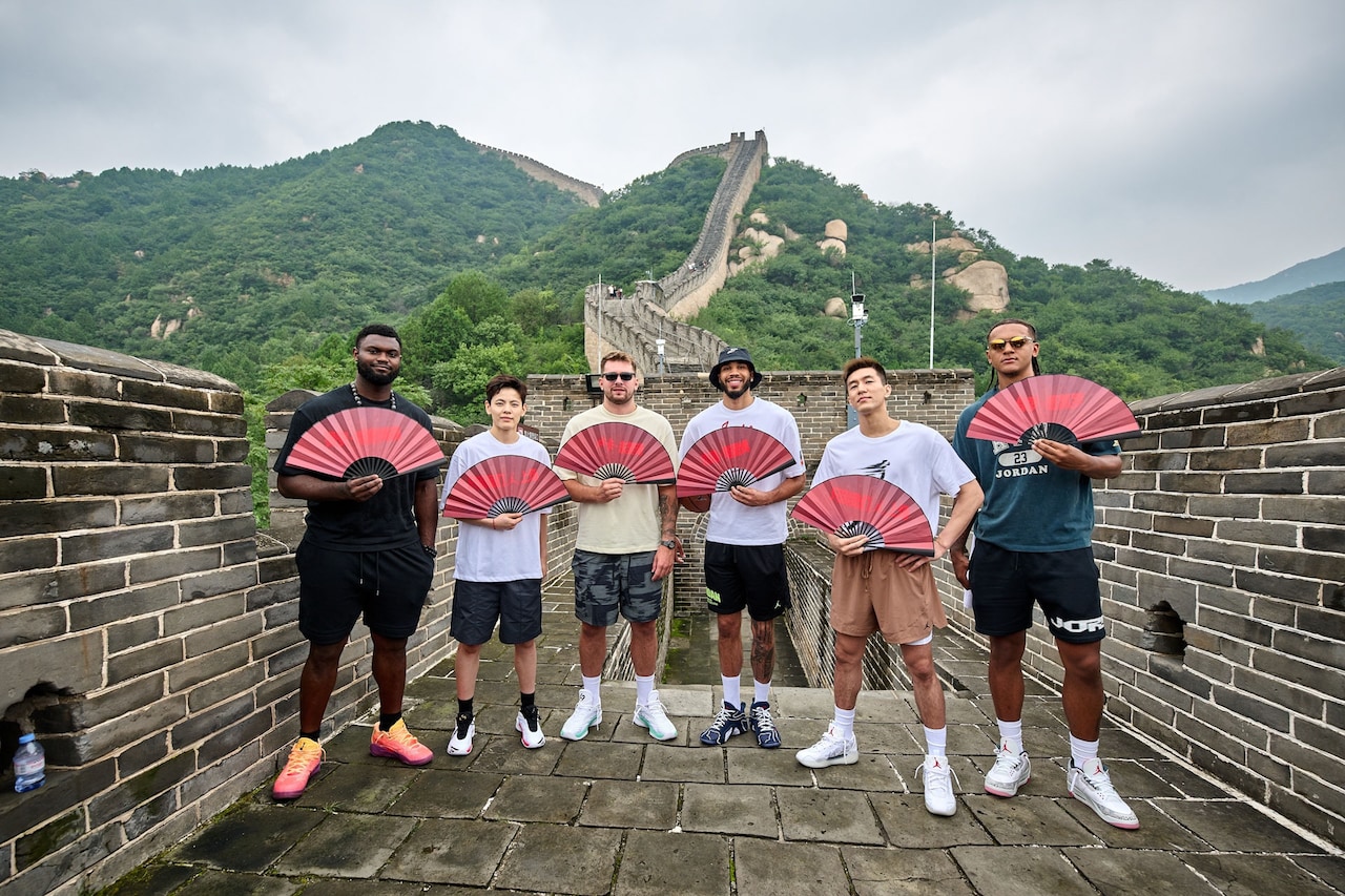 Photos: Zion Williamson tours China with Jordan Brand athletes Jayson ...