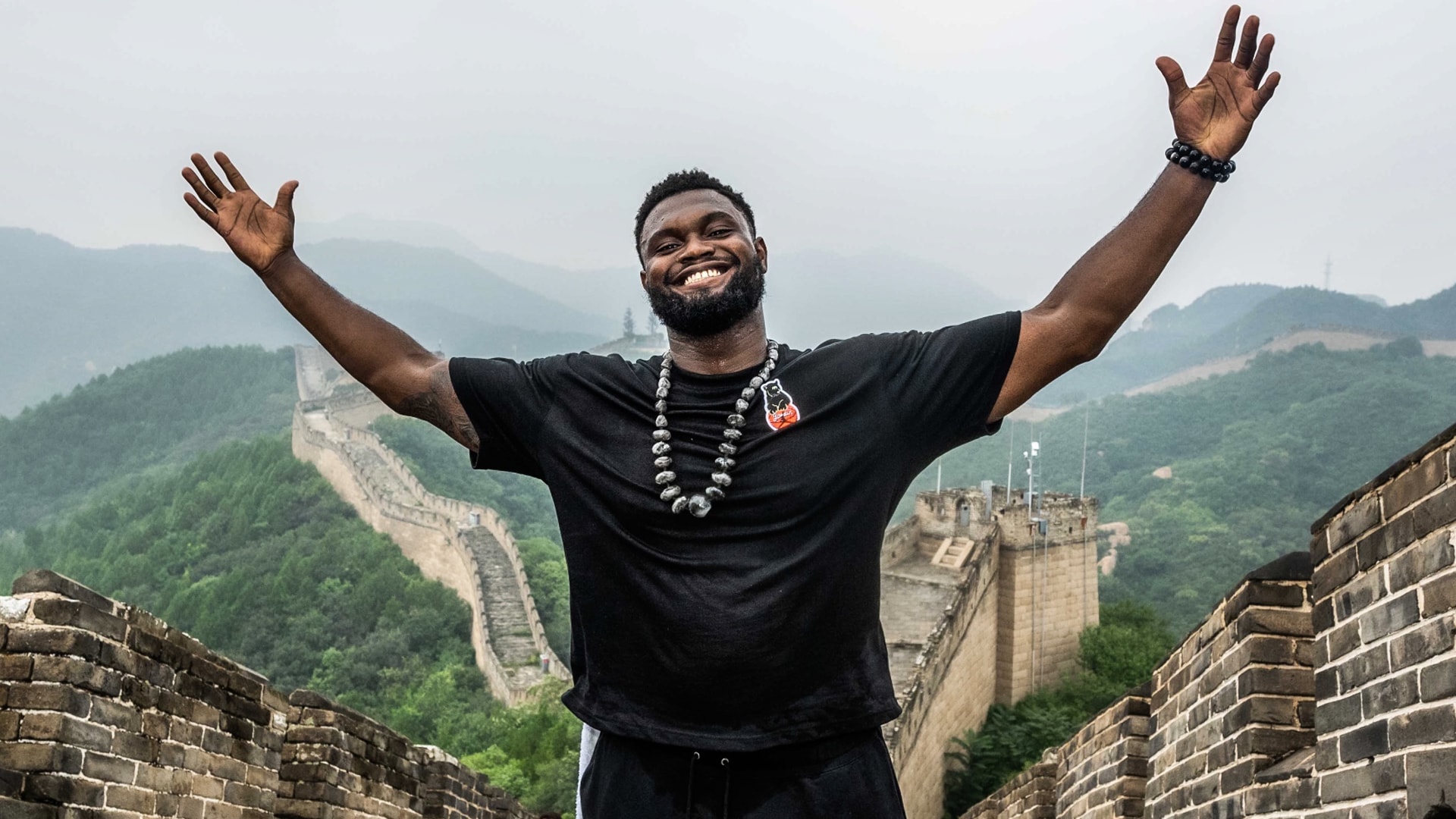 Photos: Zion Williamson tours China with Jordan Brand athletes Jayson ...
