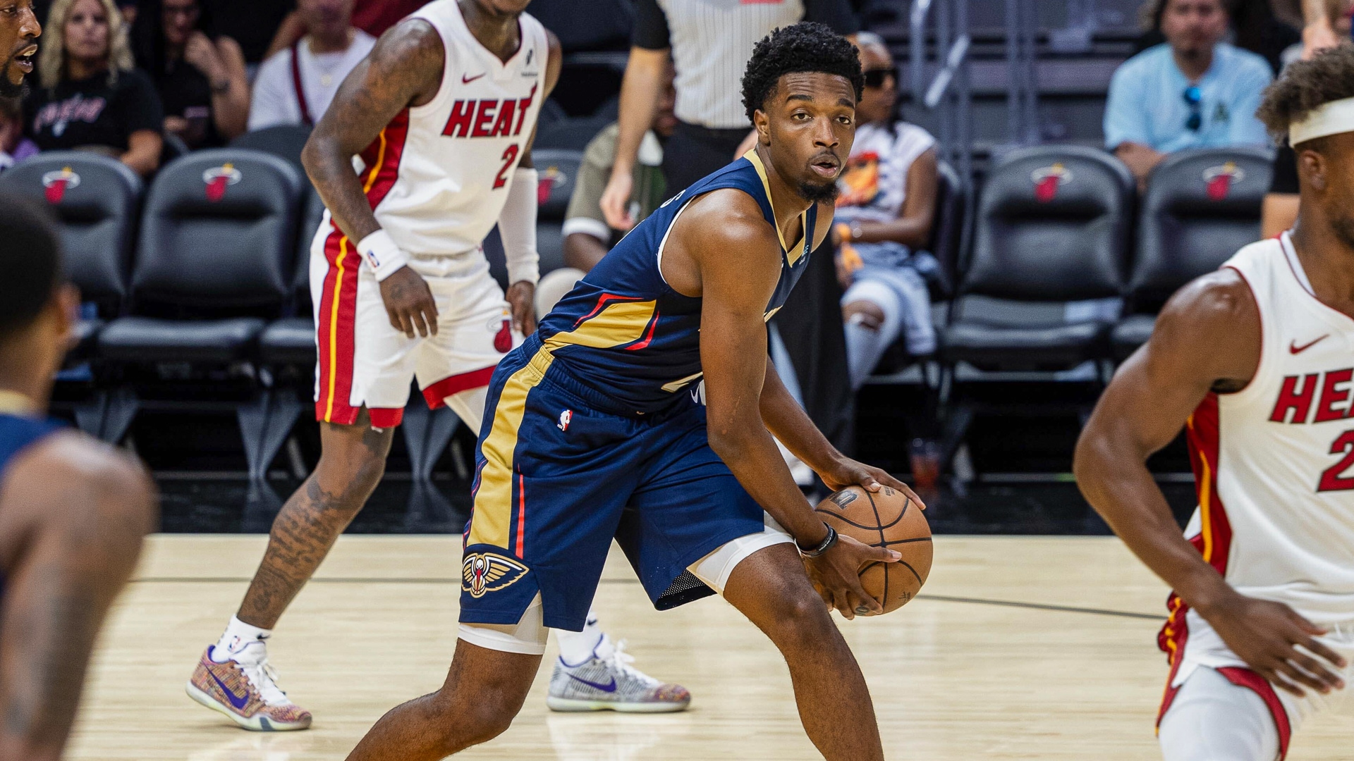 Photos: Pelicans at Heat | Preseason Game Action 10/13/24 Photo Gallery