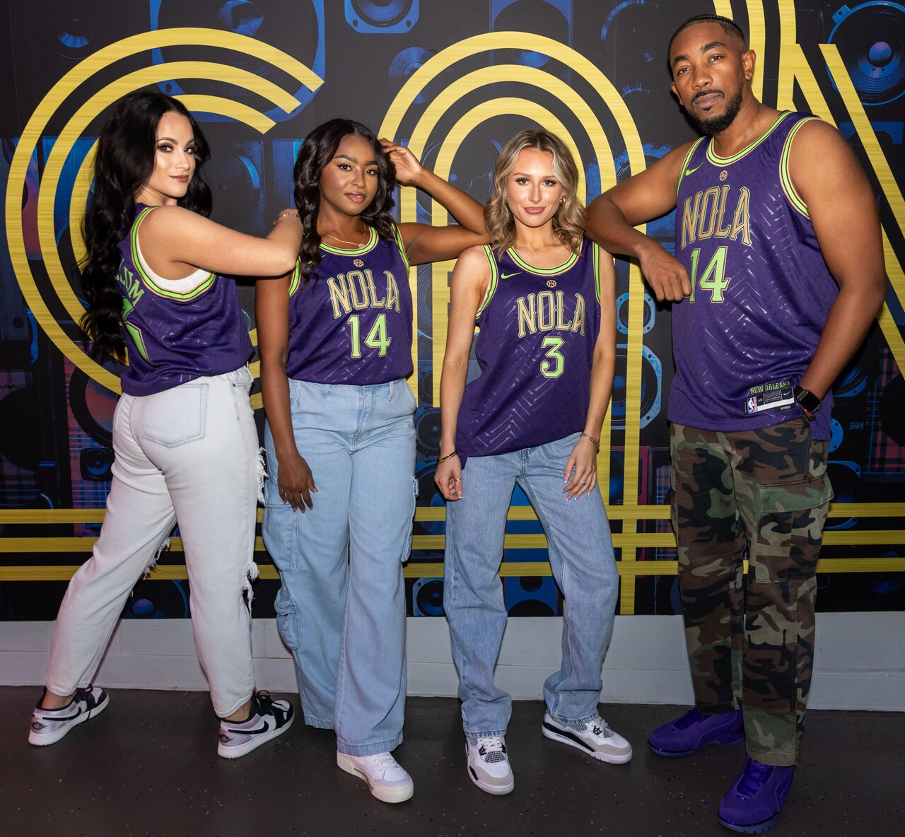 Photos: PelSquad showcases new 2024-25 City Edition gear | New Orleans ...