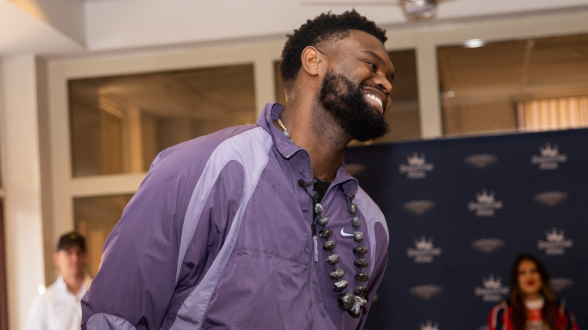 Zion Williamson delivers coats and backpacks to youth at Covenant House ...