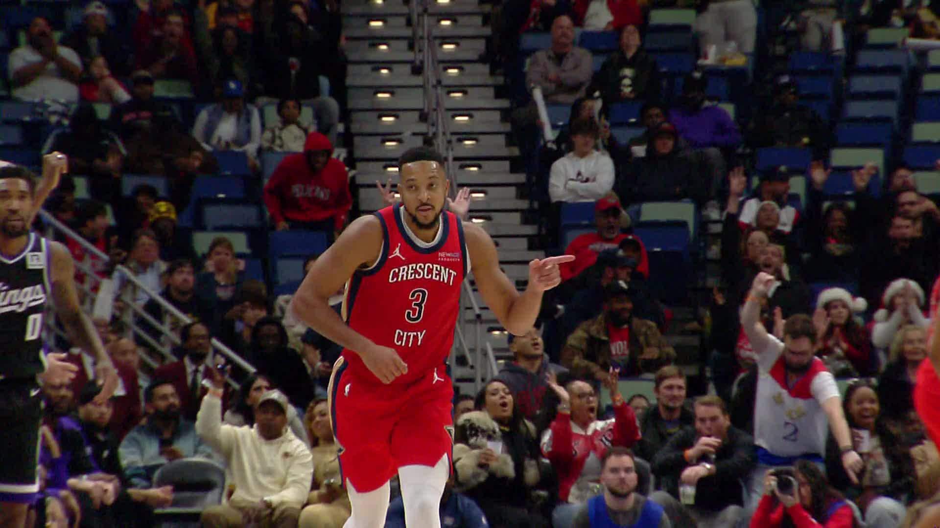 CJ McCollum on a heater in 4q vs. Kings | Pelicans-Kings Highlights 12/12/2024