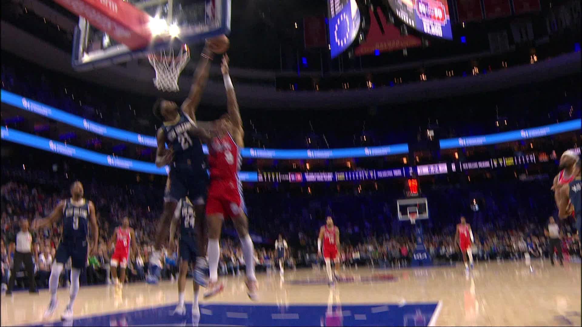 Yves Missi blocks big shot | Pelicans-76ers Highlights 1/10/2025