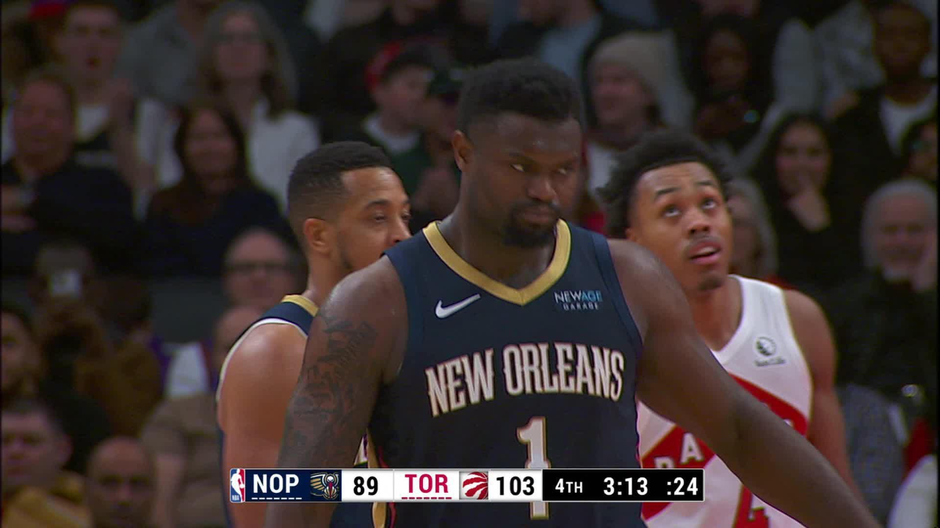 Zion Williamson Highlights vs. Toronto Raptors 1/27/25