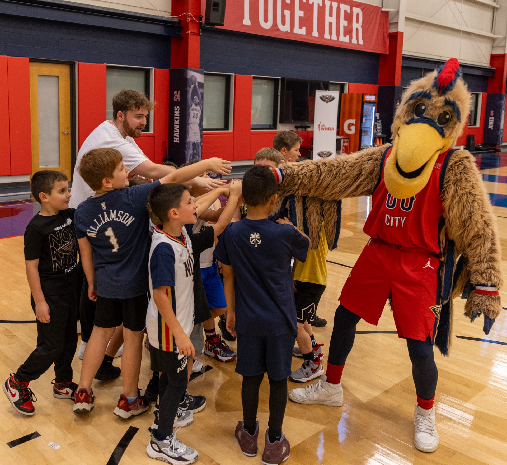 Photos: Pelicans host Jr. Pelicans Basketball Academy event at Ochsner ...