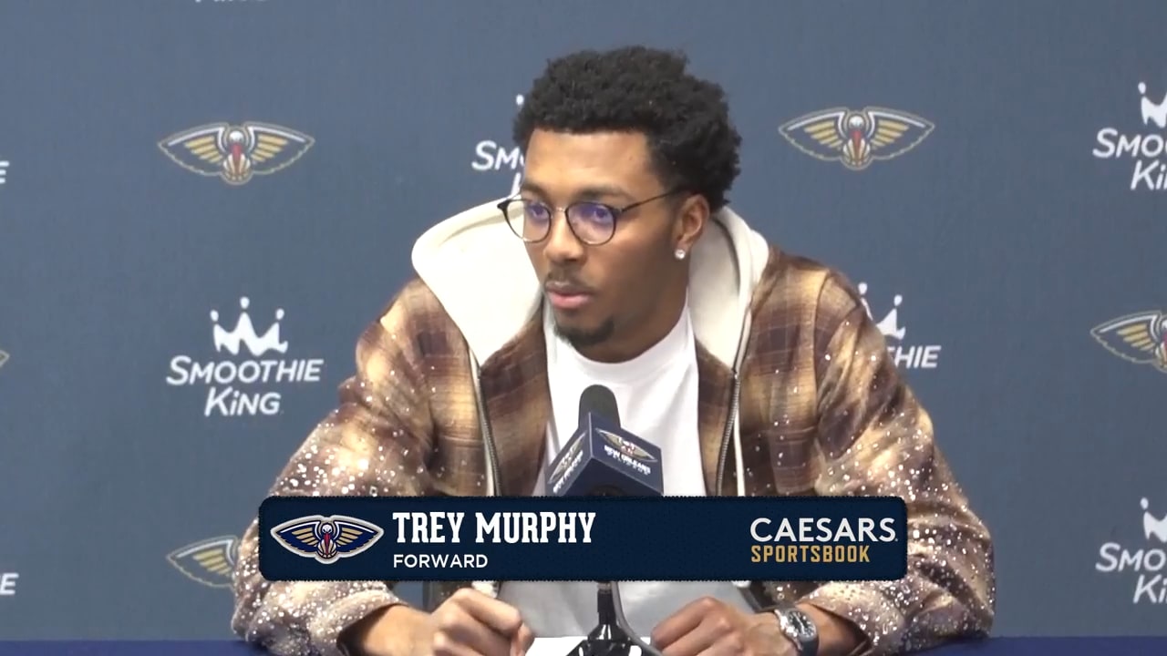 Trey Murphy III on late-game block, win | Pelicans-Mavericks Postgame Interview 1/15/25