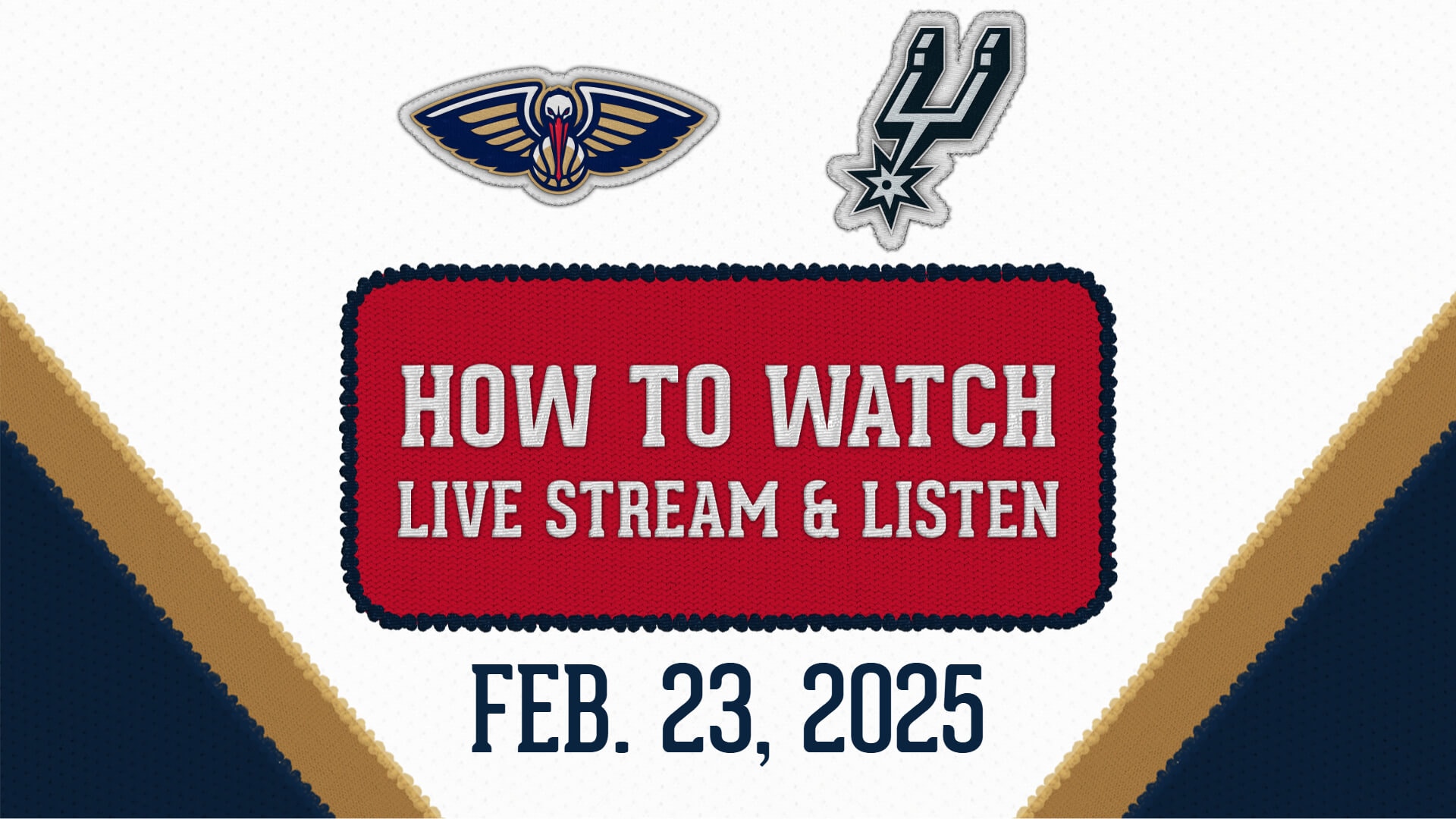 Pelicans vs. Spurs: How to Watch, Live Stream, TV Channel, Time - Feb. 23, 2025