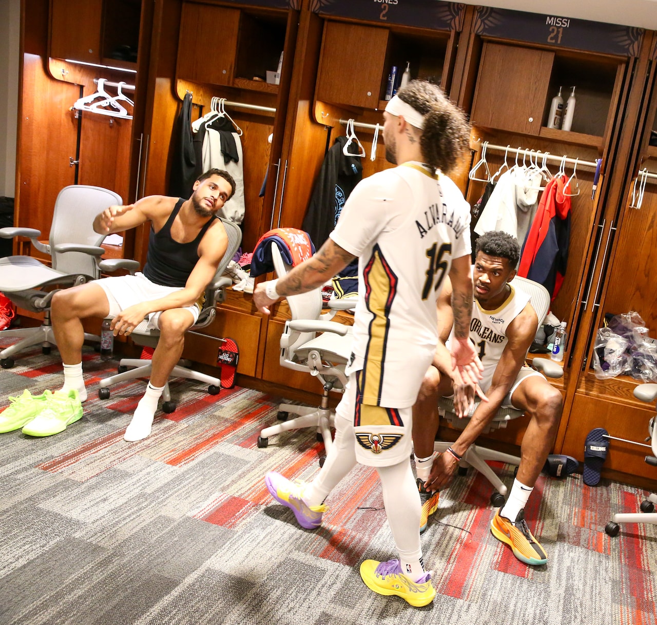Photos: Pelicans vs. Spurs | Locker Room, Postgame Reaction 2/25/25 ...