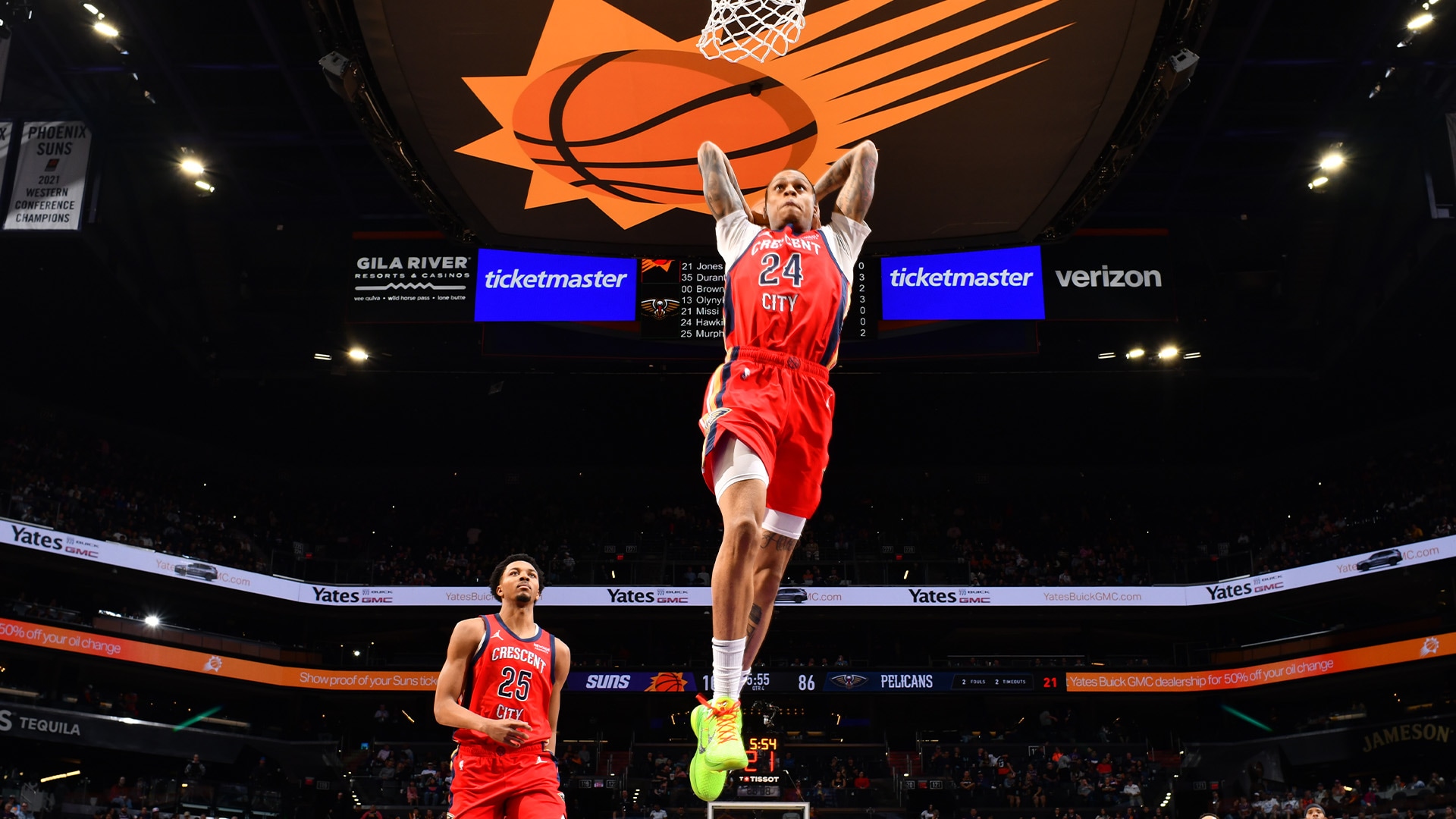 Jordan Hawkins Highlights vs. Phoenix Suns 2/28/25