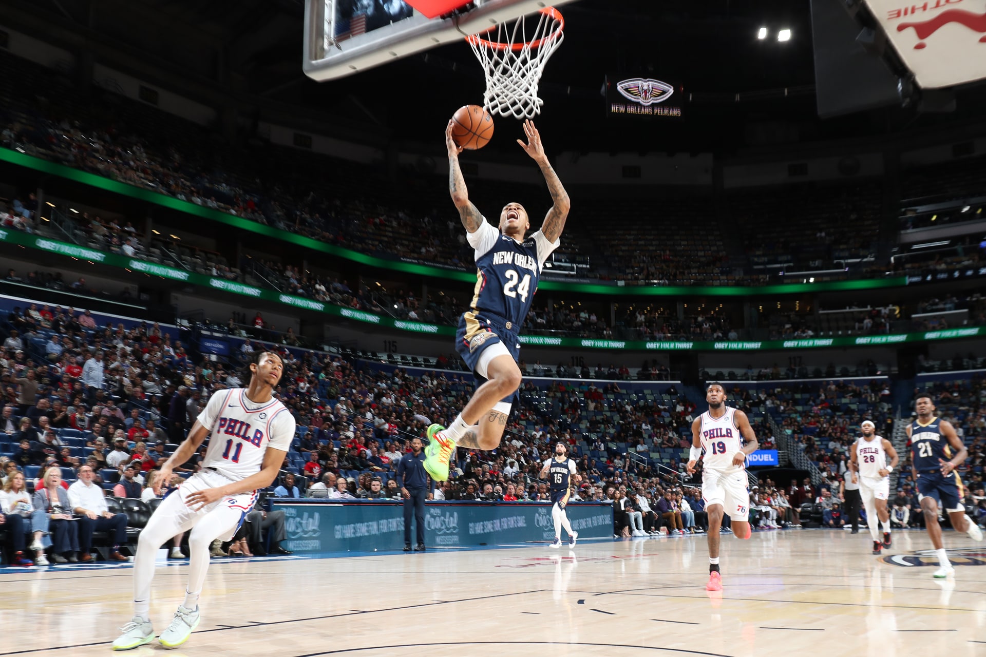Photos: Pelicans vs. 76ers | Game Action 3/24/25 | New Orleans Pelicans