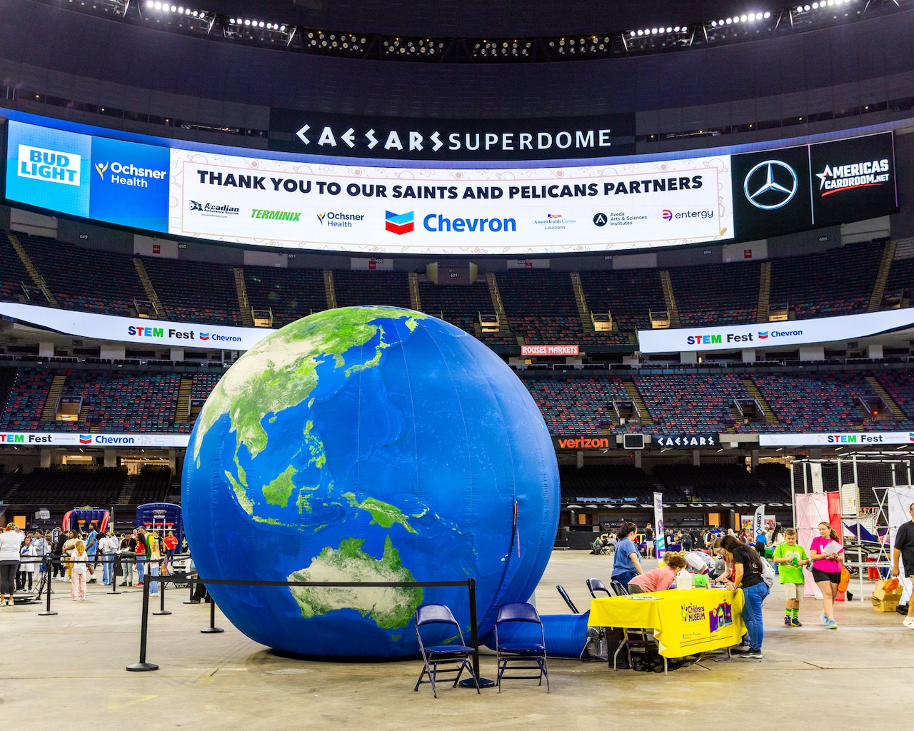 New Orleans Pelicans and Saints, Chevron host 2025 STEM Fest in Caesars ...