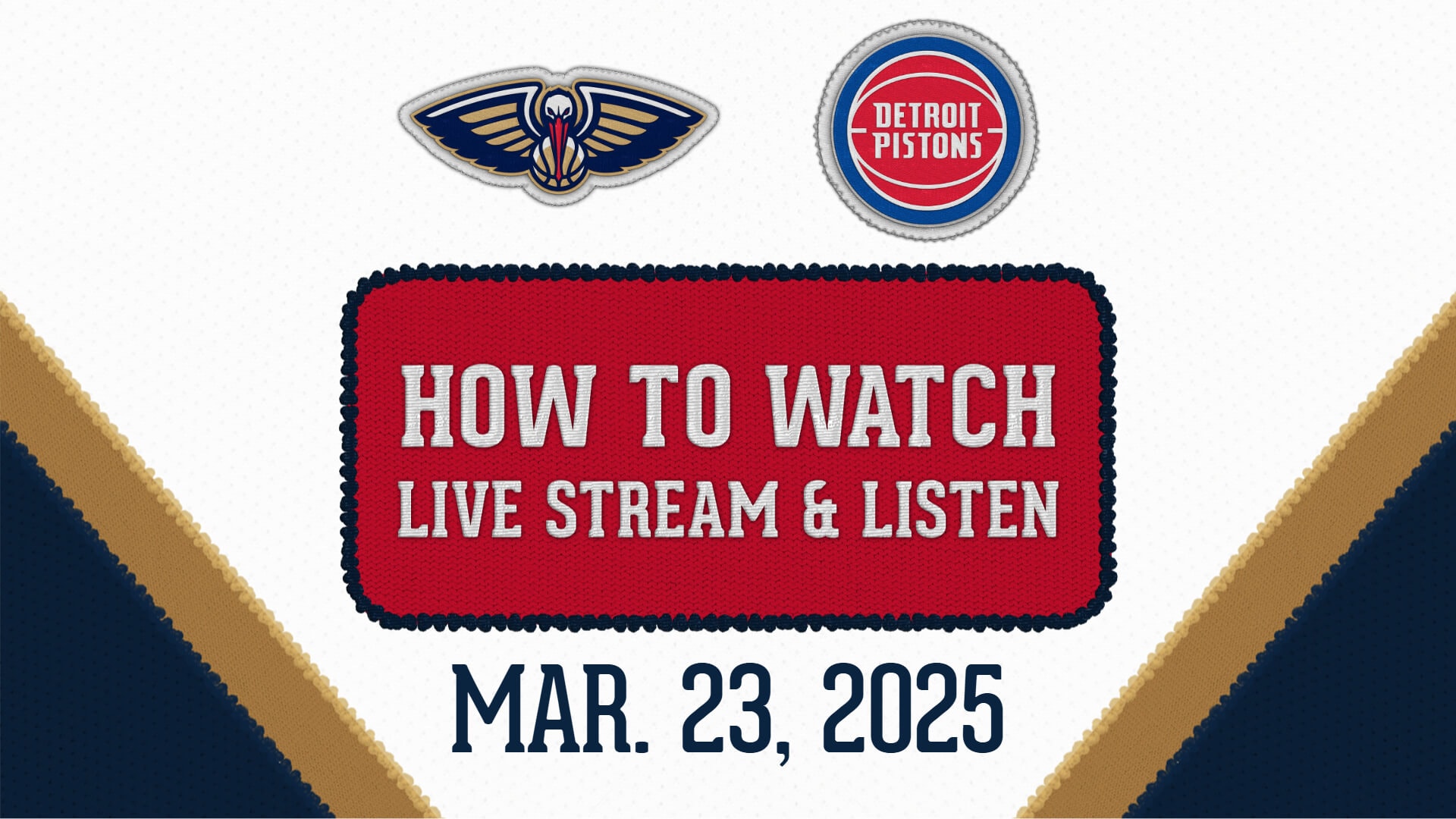 Pistons vs. Pelicans: How to Watch, Live Stream, TV Channel, Time - Mar ... Pistons vs. Pelicans: How to Watch, Live Stream, TV Channel, Time - Mar ...