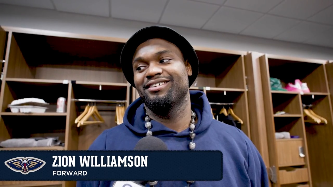 Zion Williamson on Trey Murphy III, Kelly Olynyk | Pelicans-Jazz ...