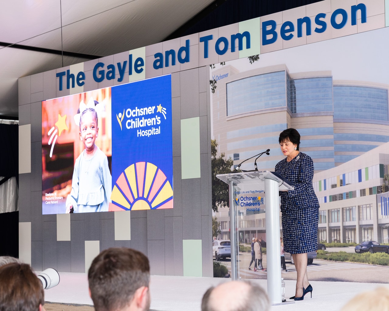 Photos: Gayle Benson speaks at groundbreaking of new Gayle and Tom Benson Ochsner Children’s ...