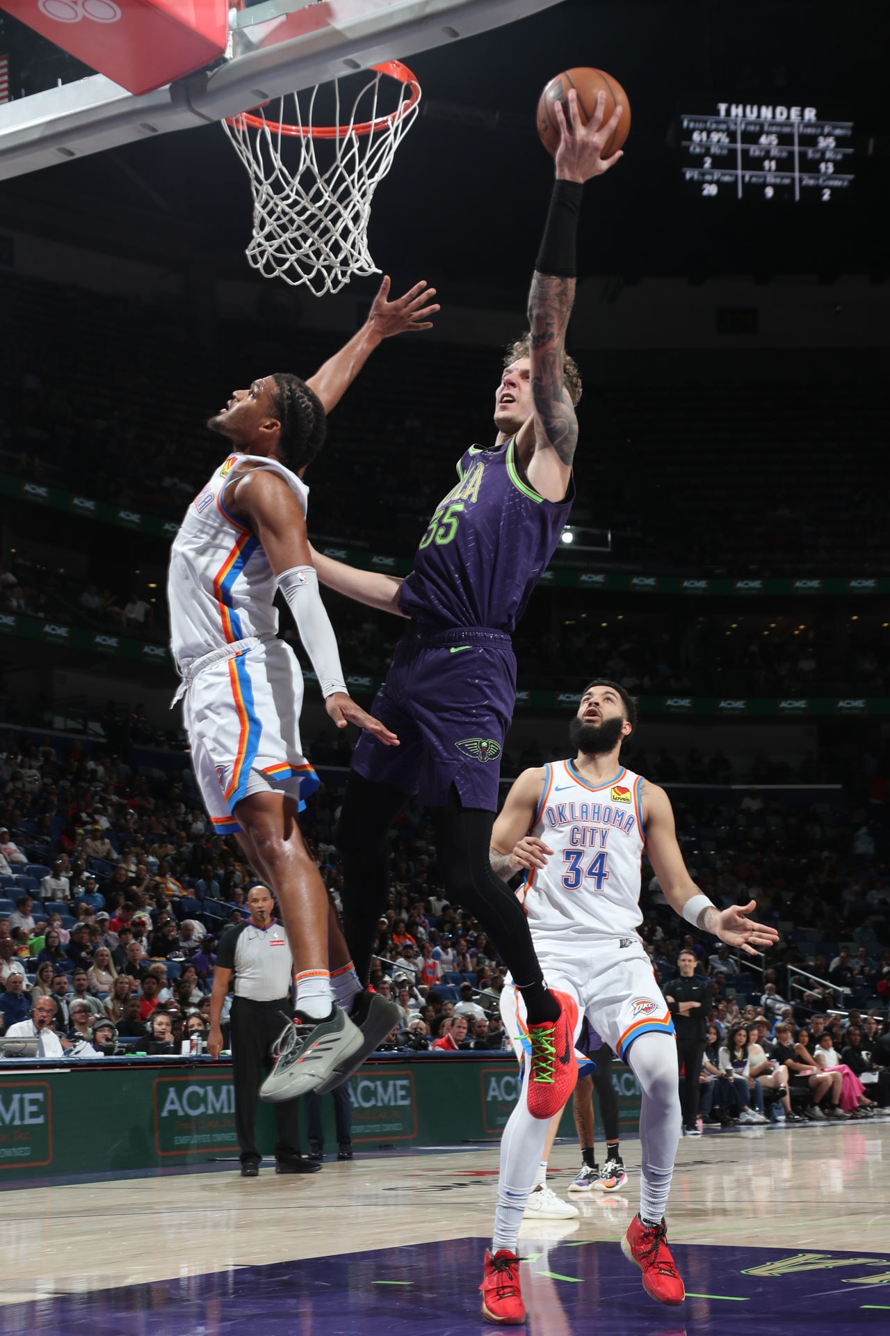 Photos: Pelicans vs. Thunder | Game Action 4/13/25 | New Orleans Pelicans