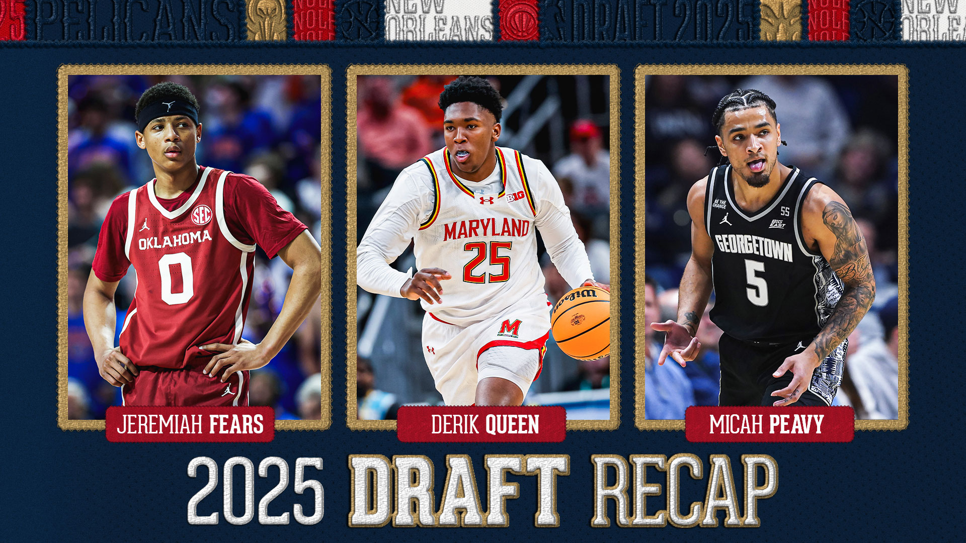 Meet the Team: 2025 New Orleans Pelicans Draft Picks | New Orleans Pelicans