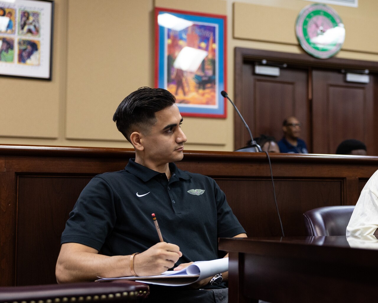 Photos: Pelicans, SBSB Eastham joined Careers in the Courtroom: Teen Court program | New Orleans ...
