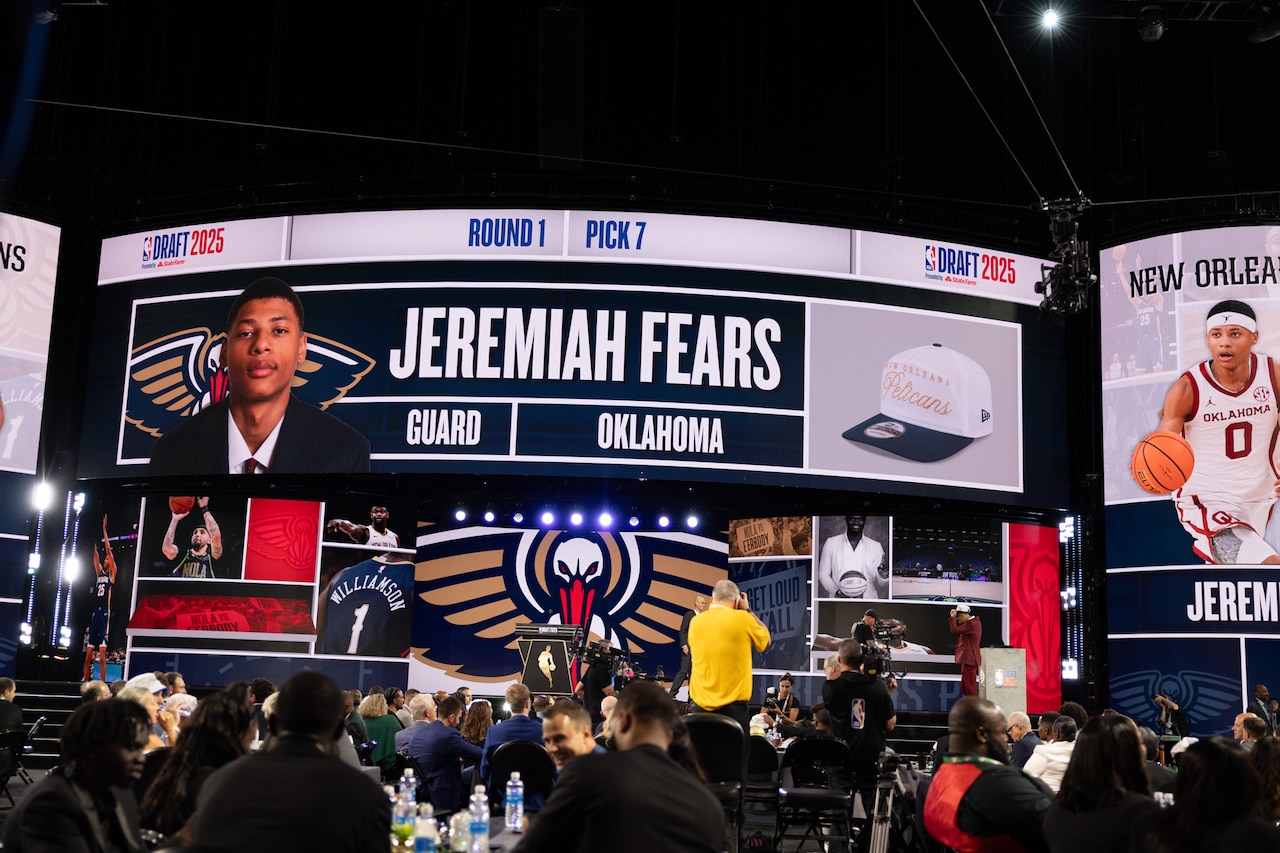 Pelicans select Jeremiah Fears with No. 7 pick in the 2025 NBA Draft ...