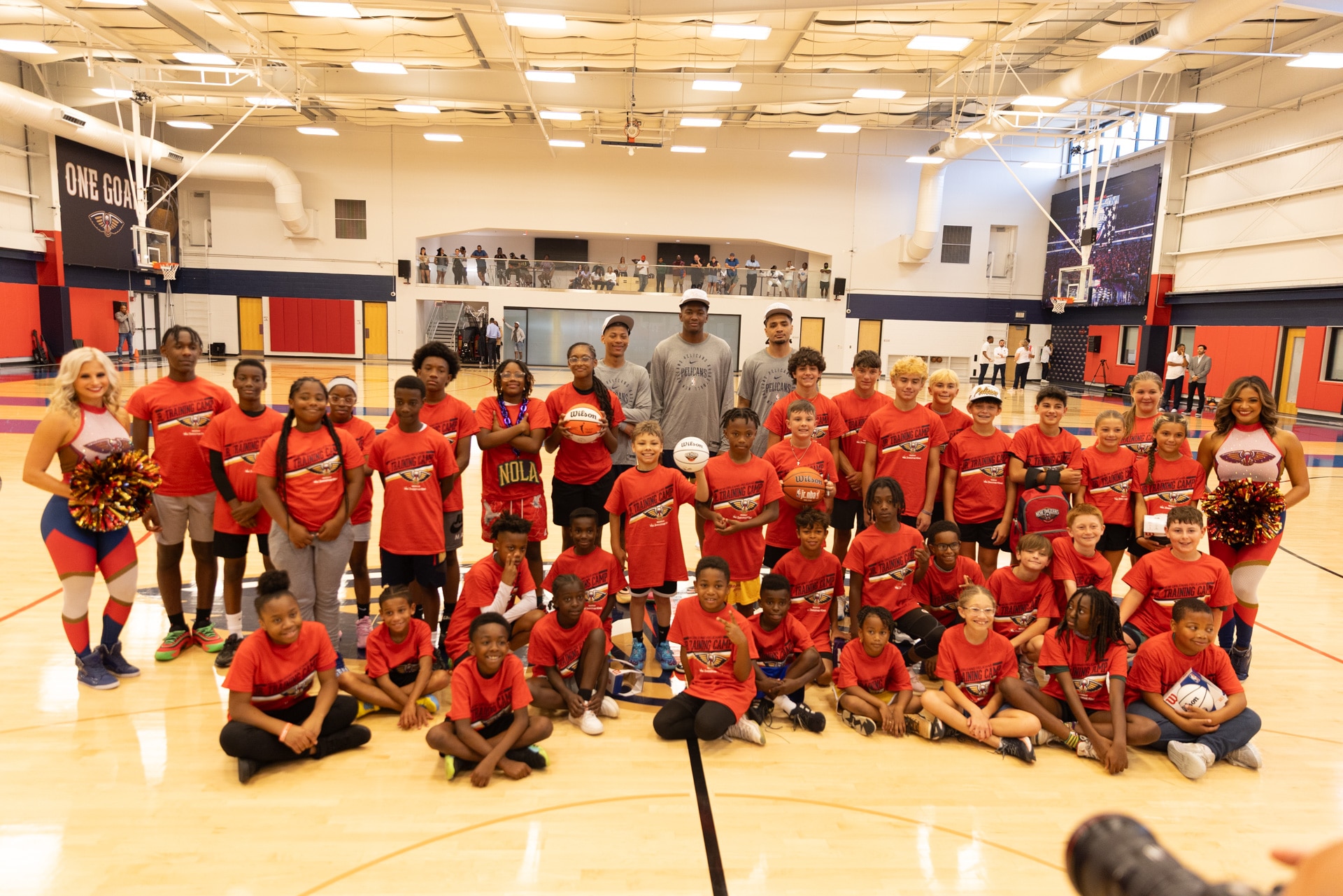 Photos: Pelicans rookies, Joe Dumars take part in Jr. Pelicans Coach of ...