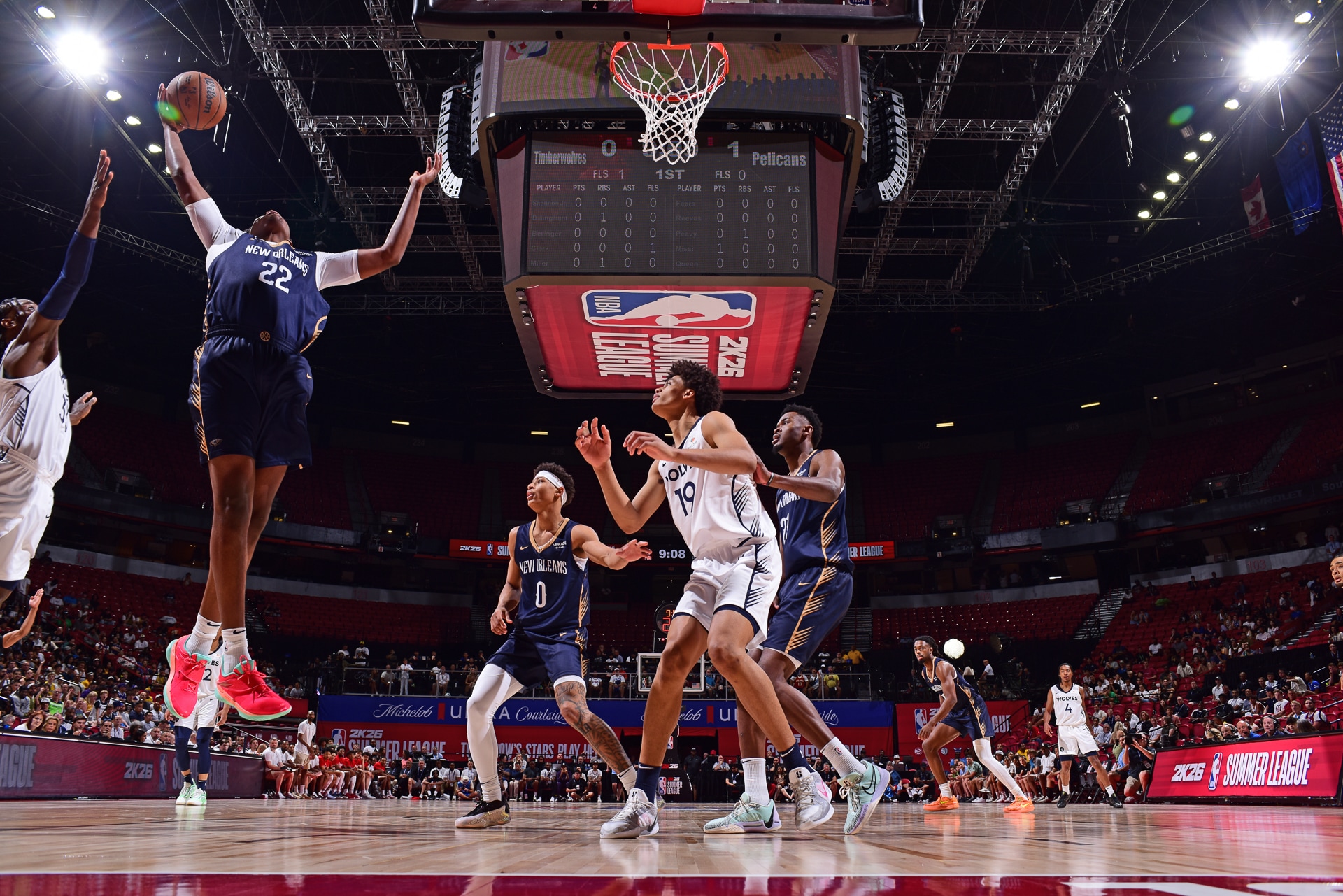 Photos: Pelicans vs. Timberwolves | 2025 NBA Summer League 7/10/25 | New Orleans Pelicans