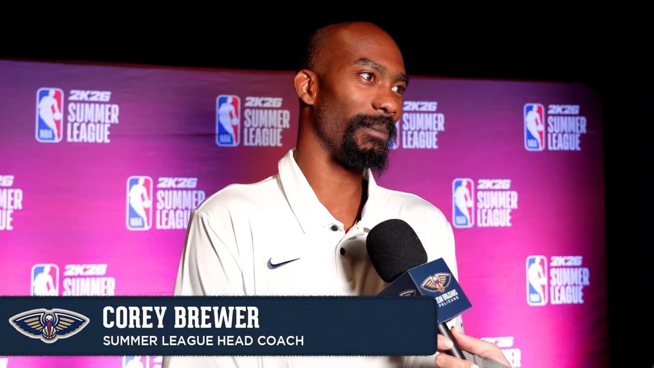 Corey Brewer | Pelicans-Thunder Postgame Interview | 2025 NBA Summer ...