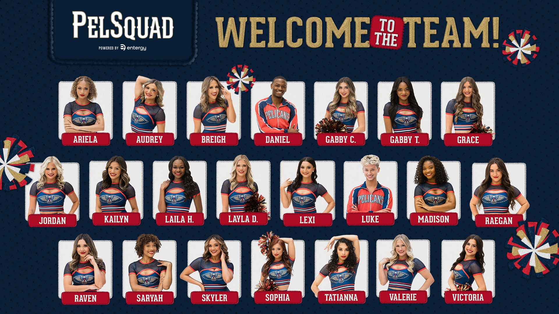 Introducing the 2025‑26 New Orleans PelSquad | New Orleans Pelicans