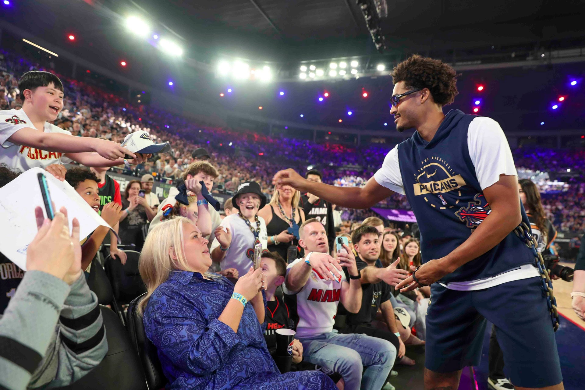 Photos: Pelicans join Skills Challenge at Fan Night | NBA x NBL ...