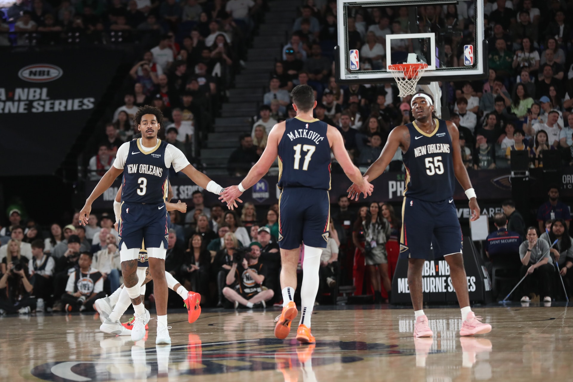 Photos: Pelicans vs. South East Melbourne Phoenix | Preseason Game Action 10/4/25 | New Orleans ...