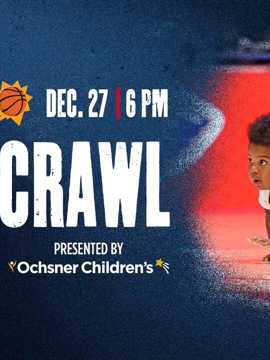 Babies Compete at 2025-26 Baby Crawl Race | New Orleans Pelicans