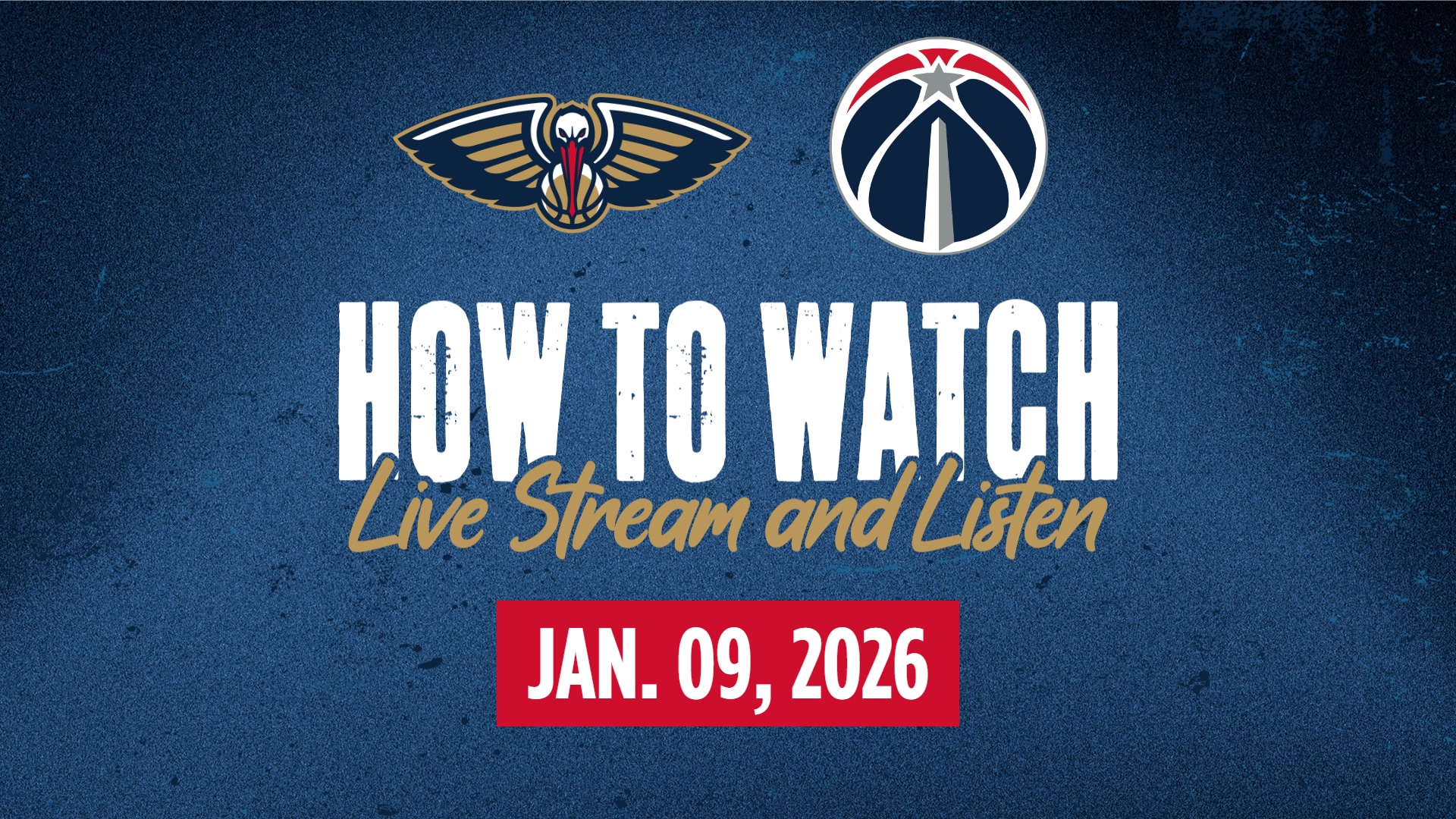 Wizards vs. Pelicans: How to Watch, Live Stream, TV Channel, Time - Jan ...