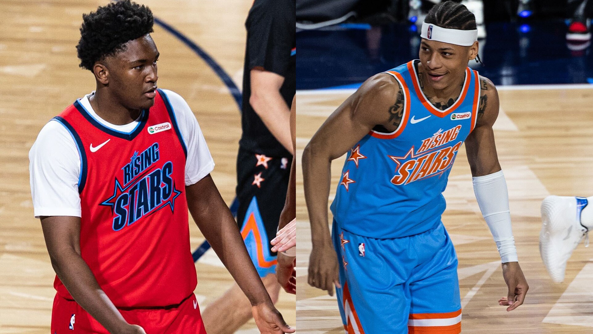 Photos: Jeremiah Fears and Derik Queen participate in 2026 NBA Rising ...
