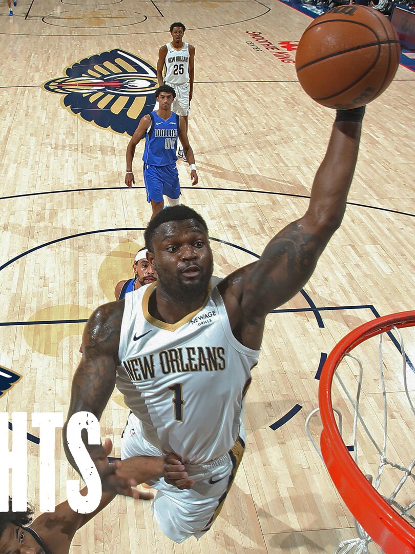 Zion Williamson Putback Dunk over Deandre Ayton | Pelicans Highlights ...