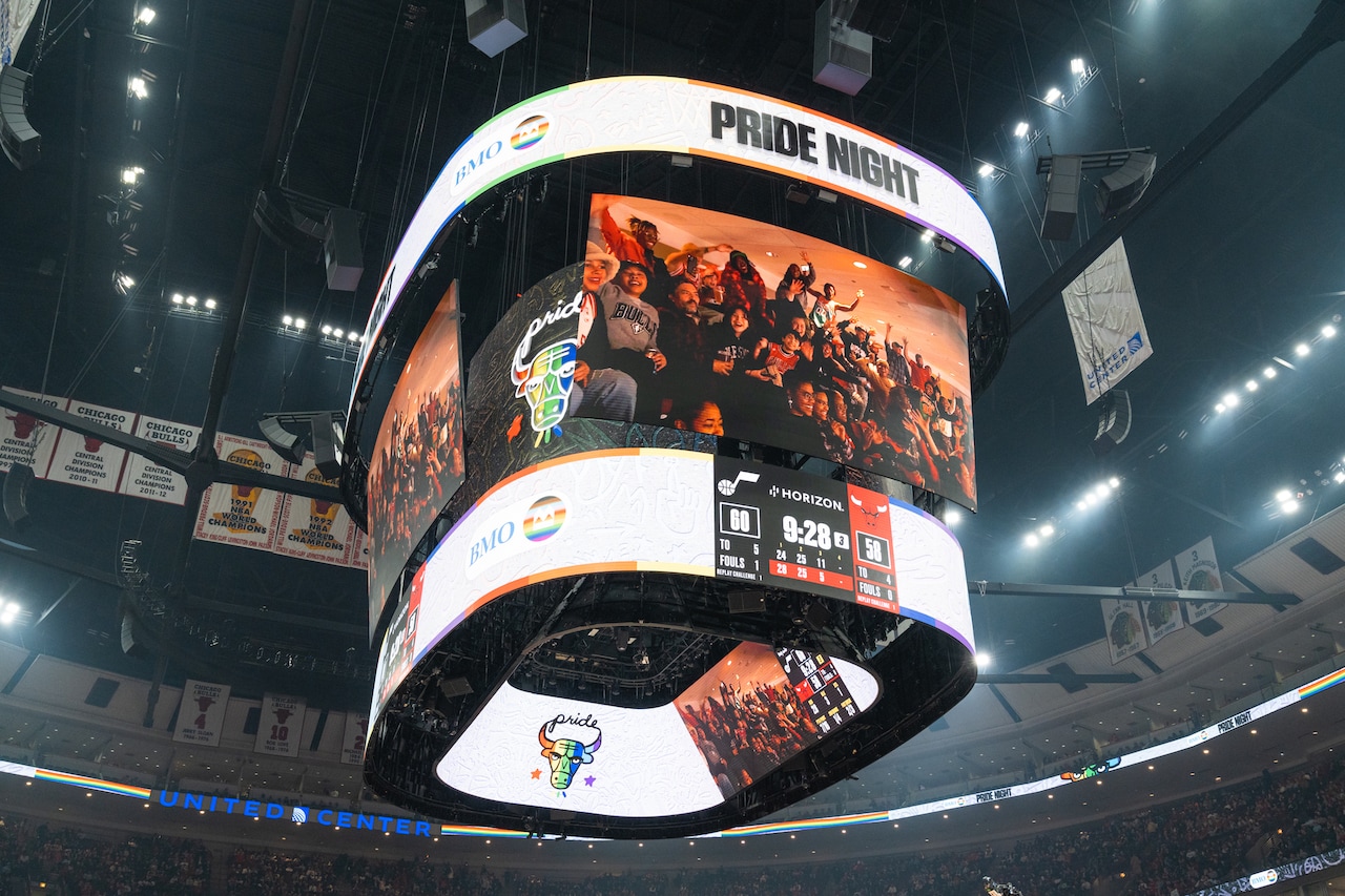 Bulls and BMO Host 5th Annual Pride Night at the United Center | Chicago Bulls