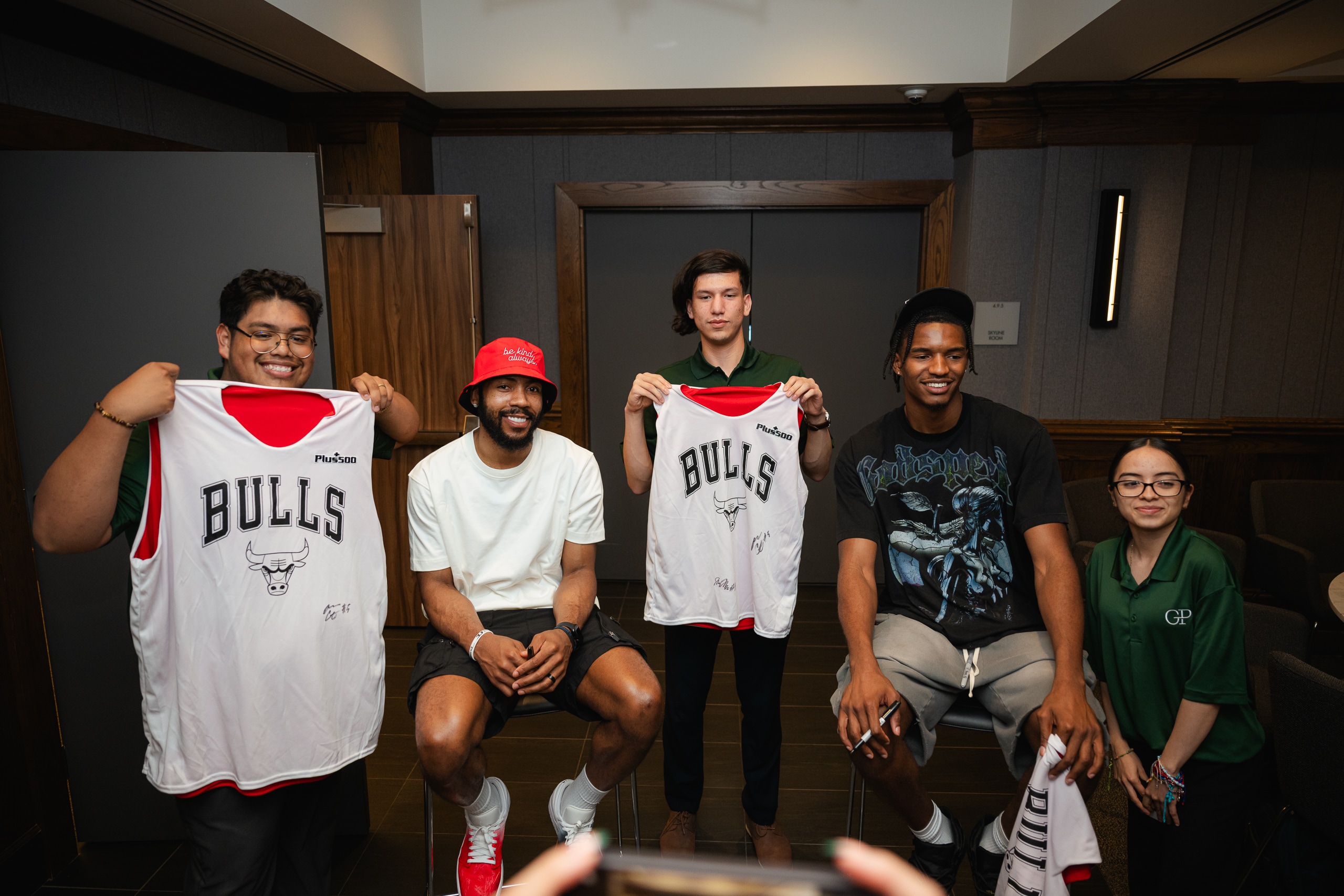The Bulls and Plus500 host a career panel for the Greenwood Project ...