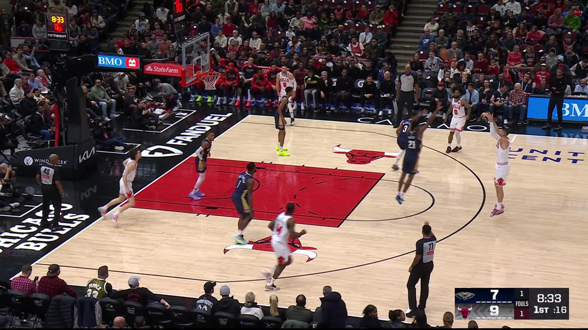 Nikola Vucevic 3 Pointer | Chicago Bulls