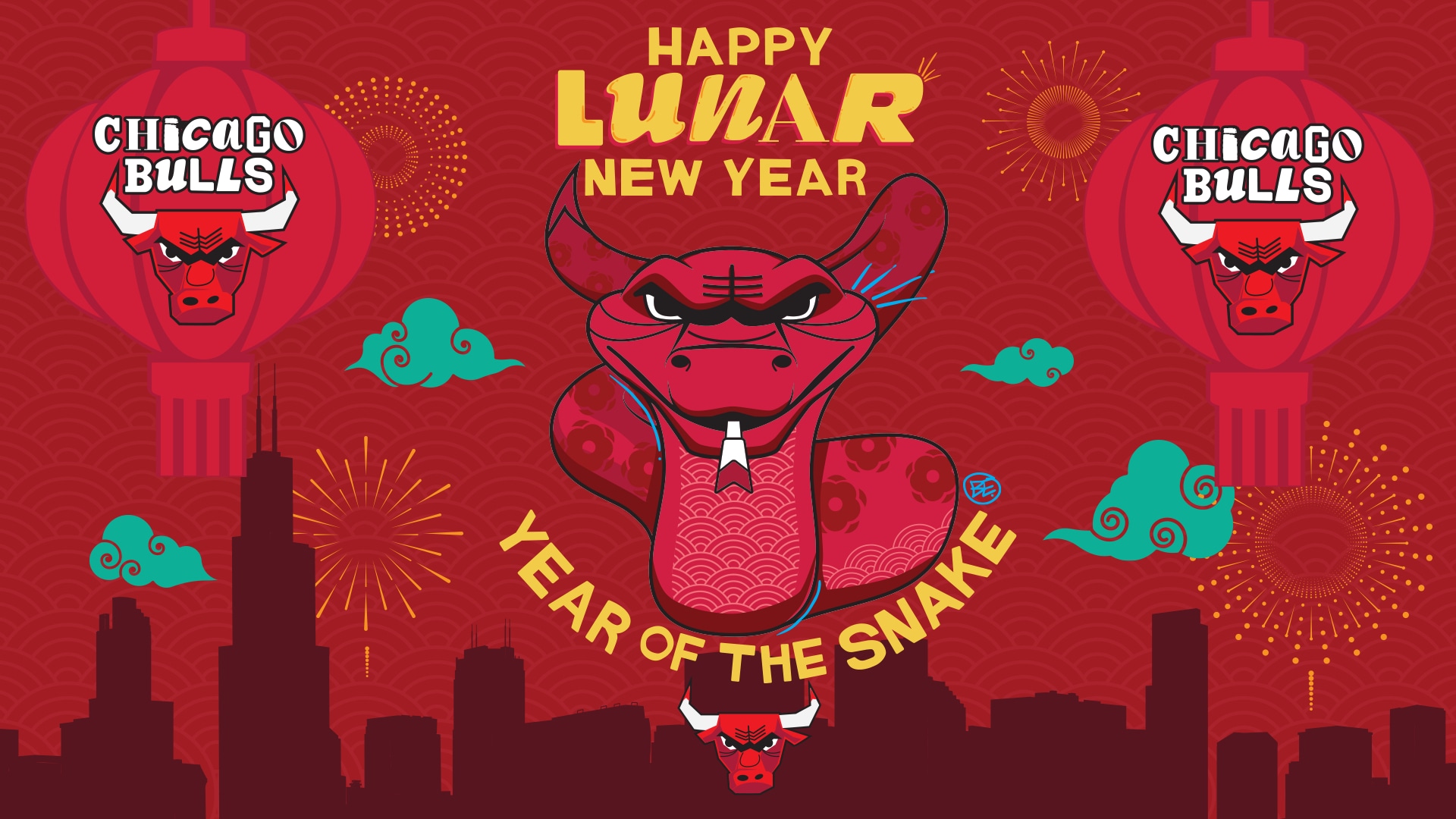 The Chicago Bulls Celebrate Lunar New Year and the Year of the Snake ...