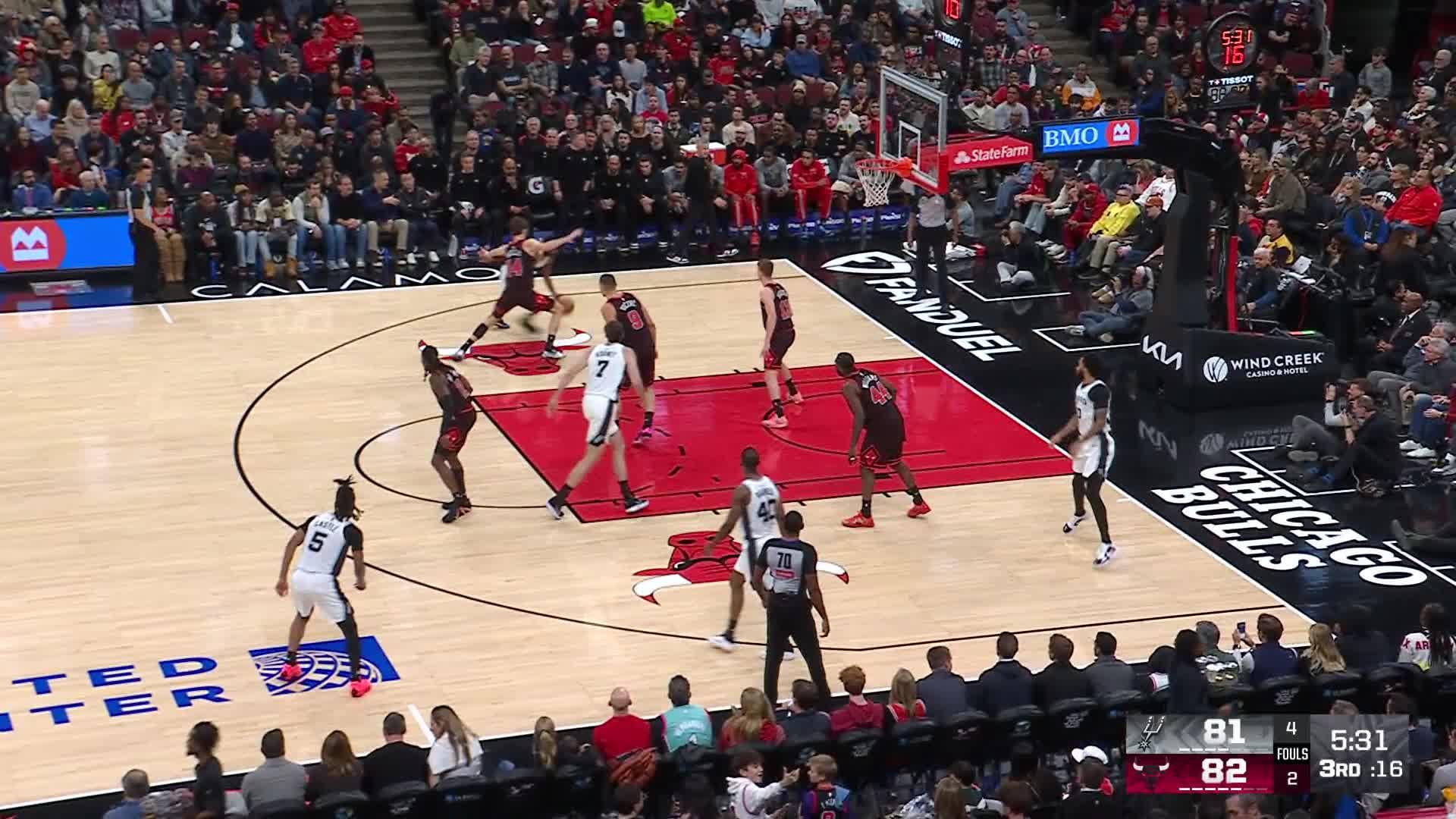 San Antonio Spurs vs Chicago Bulls Nov 10, 2025 Game Summary