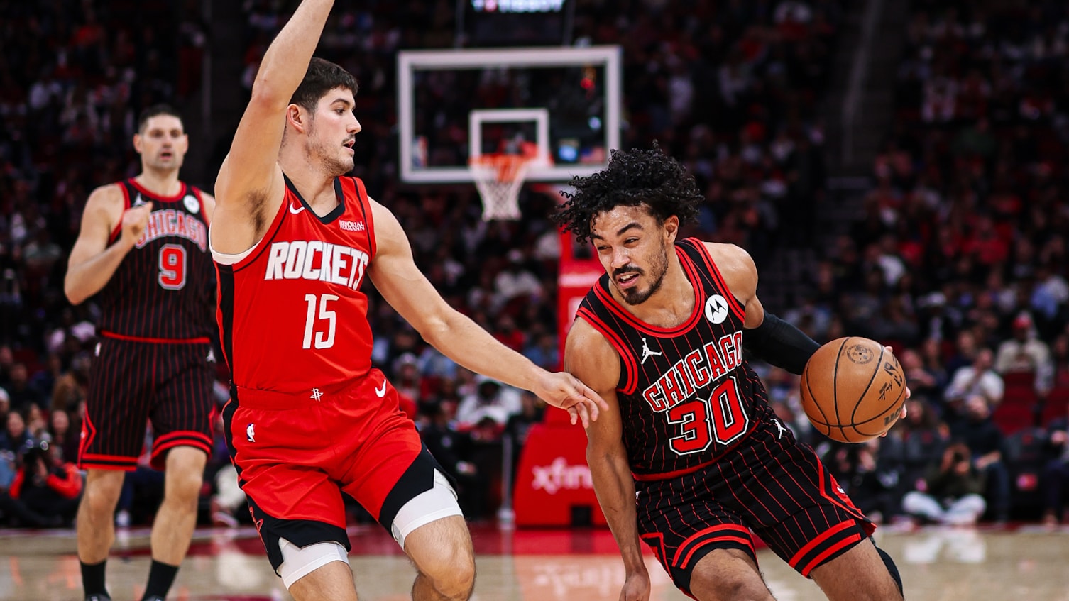 Tre Jones scores career-high 34 points as Bulls fall to Rockets in back ...