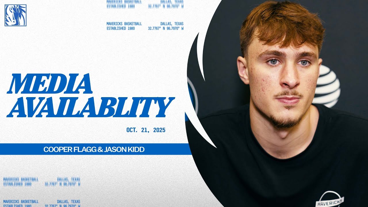Cooper Flagg & Jason Kidd | Post Practice Media Availability | 10/21/25 ...