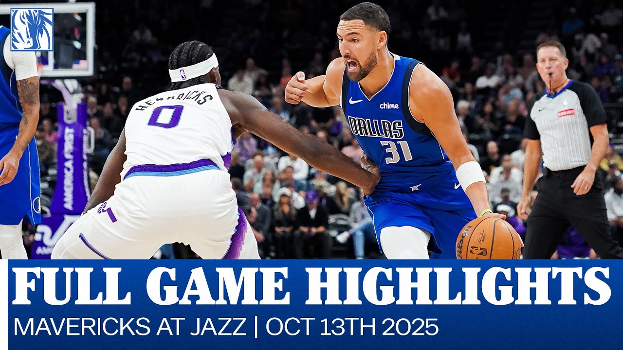Dallas Mavericks vs Utah Jazz Oct 13, 2025 Game Summary