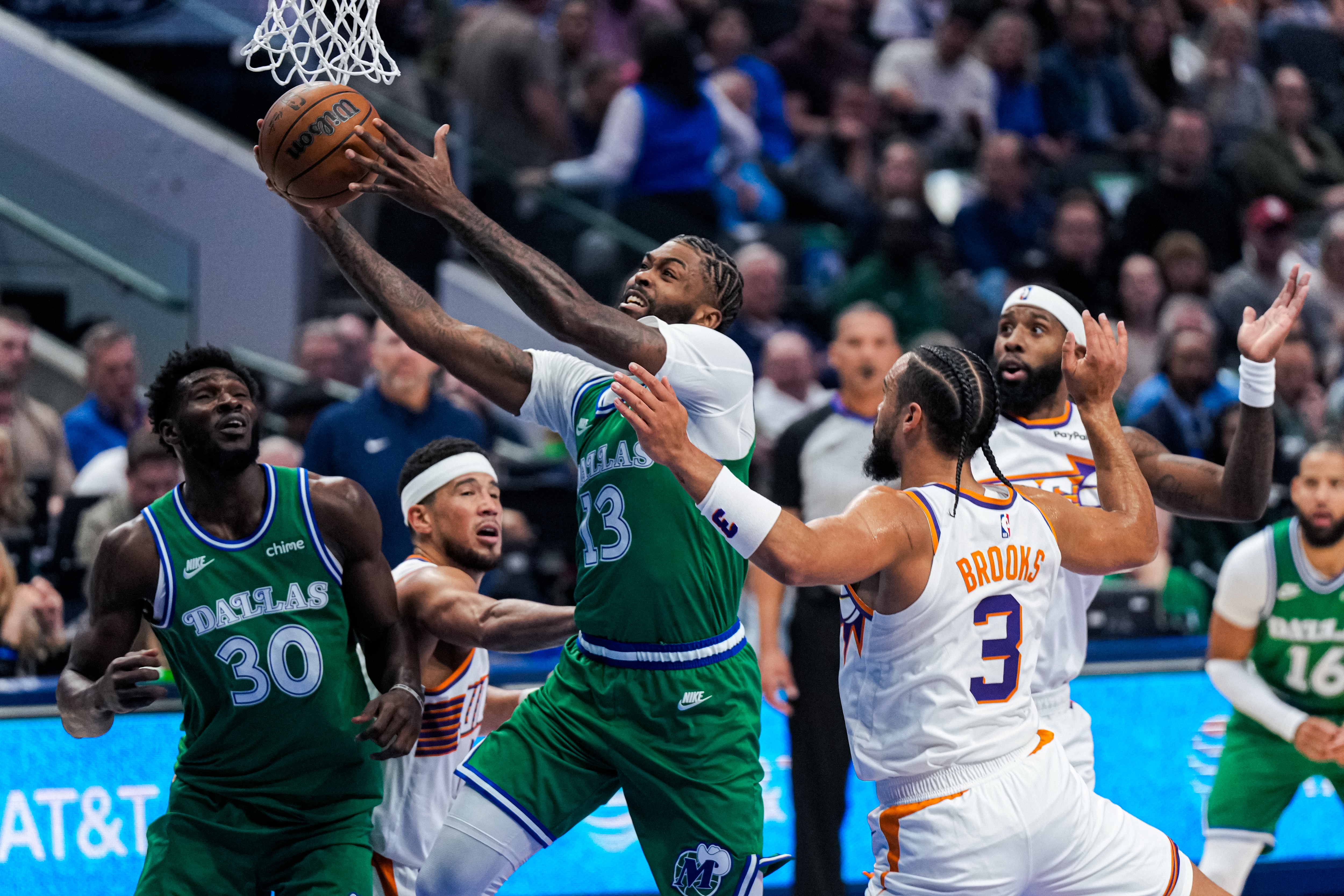 Booker, Allen combine for 49 points as Suns fend off Mavs, 123-114 ...