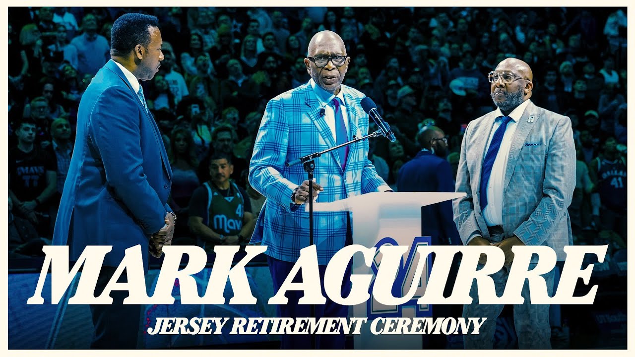 Mark Aguirre Jersey Retirement Ceremony | Dallas Mavericks