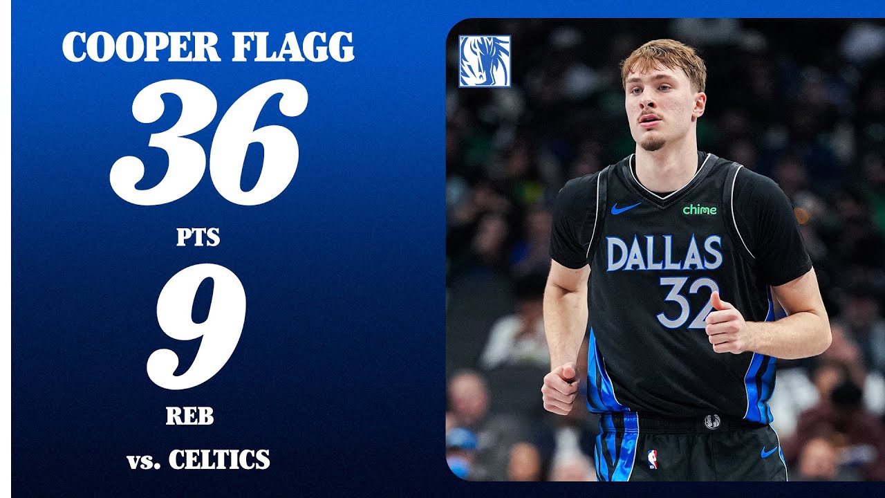 Cooper Flagg (36 Points) vs. Boston Celtics | February 3, 2026 | Dallas ...