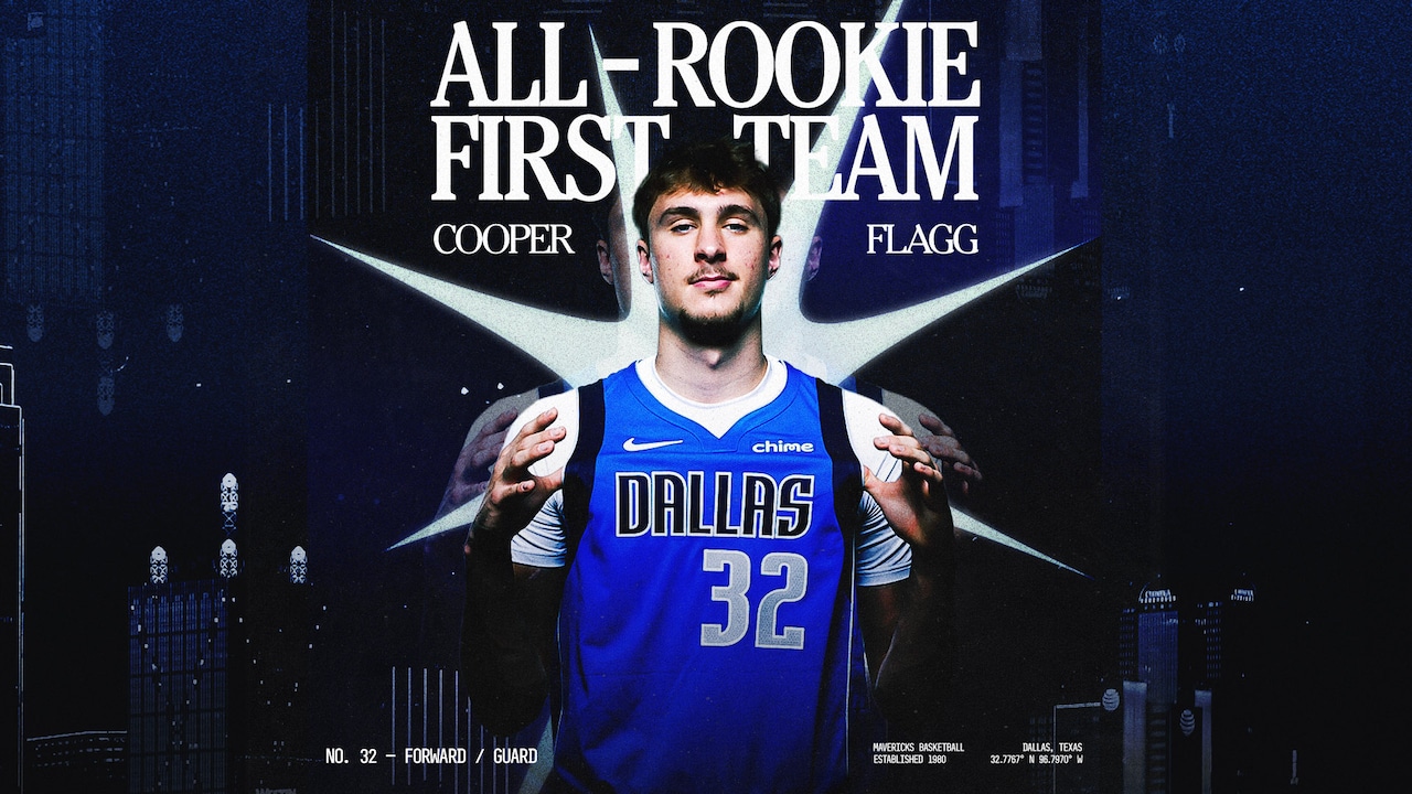 COOPER FLAGG UNANIMOUSLY SELECTED TO NBA ALL-ROOKIE FIRST TEAM | Dallas ...